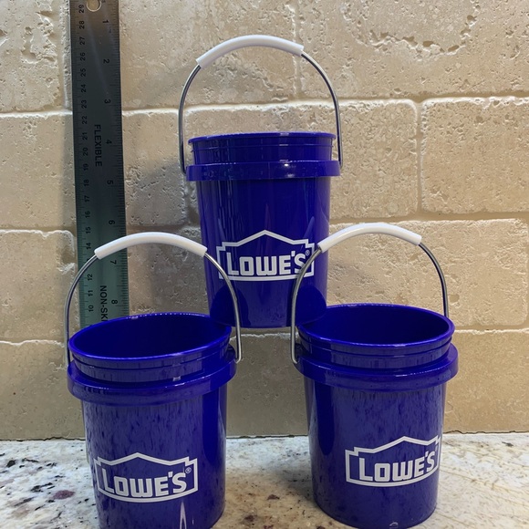 Lowes | Storage & Organization | Lowes Mini Buckets Set Of 3 | Poshmark